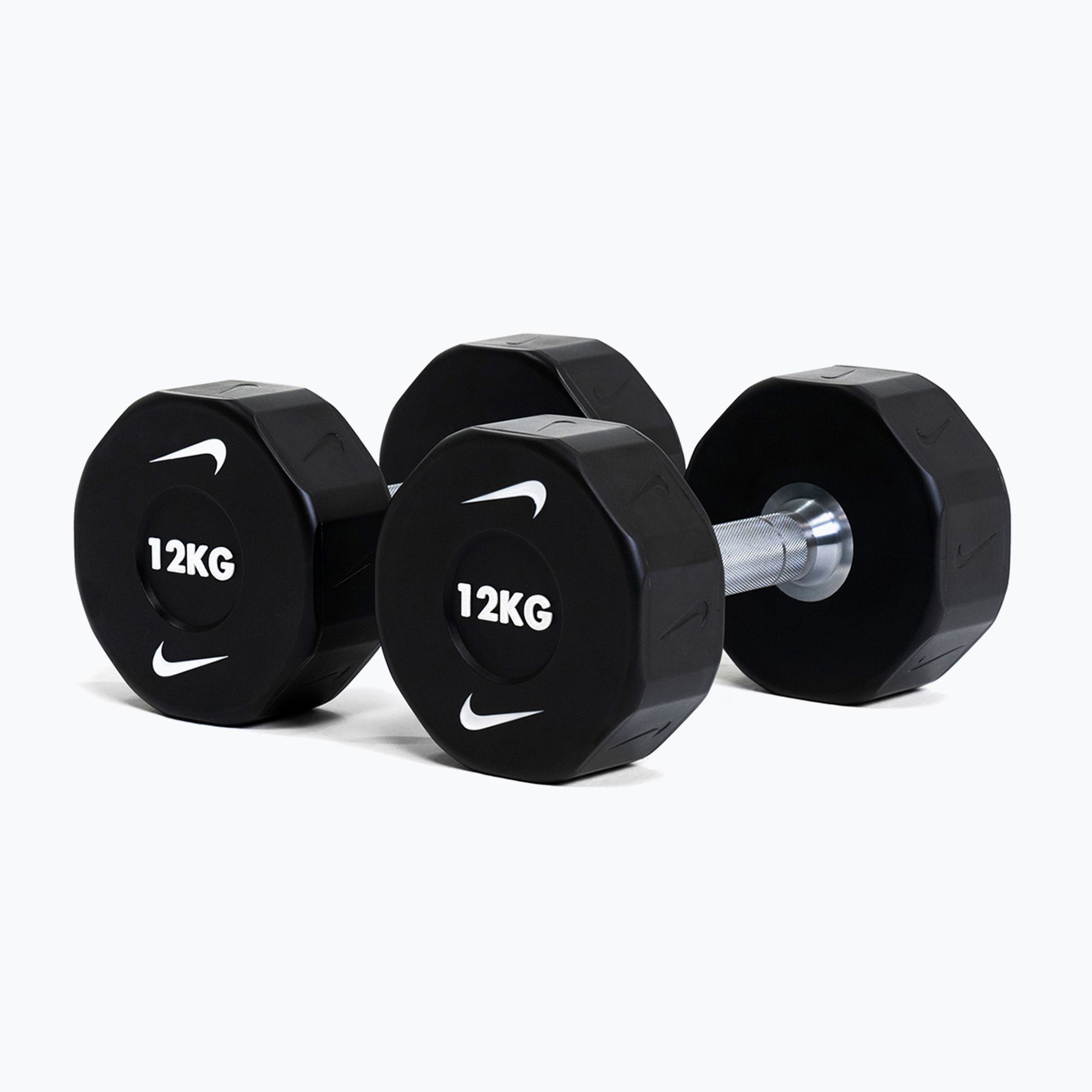 Gantere Nike Strength Pro Urethane Dumbbell 2 x 14 kg black/white (DRCK ...