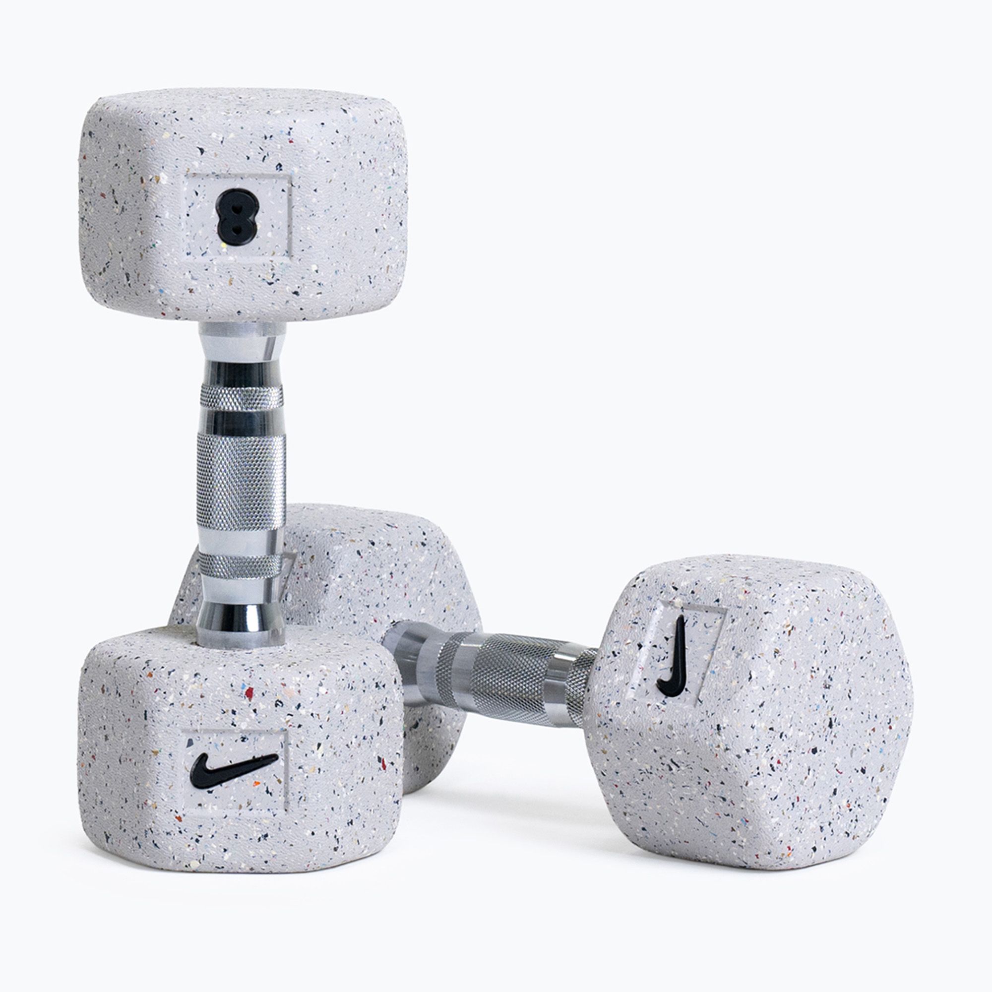 Gantera cauciucată Nike Strength Grind Hex Dumbbell 3 kg wolf grey ...