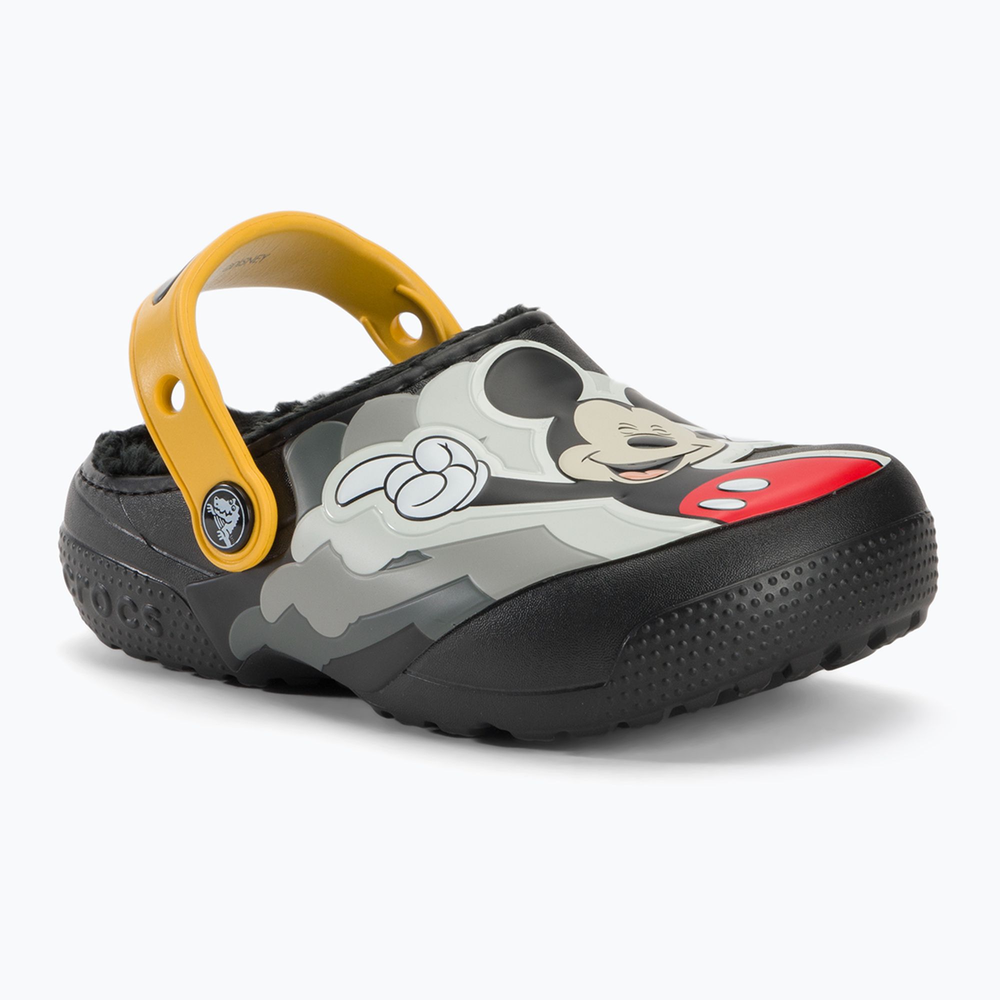 Papuci pentru copii Crocs Fun Lab Lined Disney Mickey Mouse Clog black ...