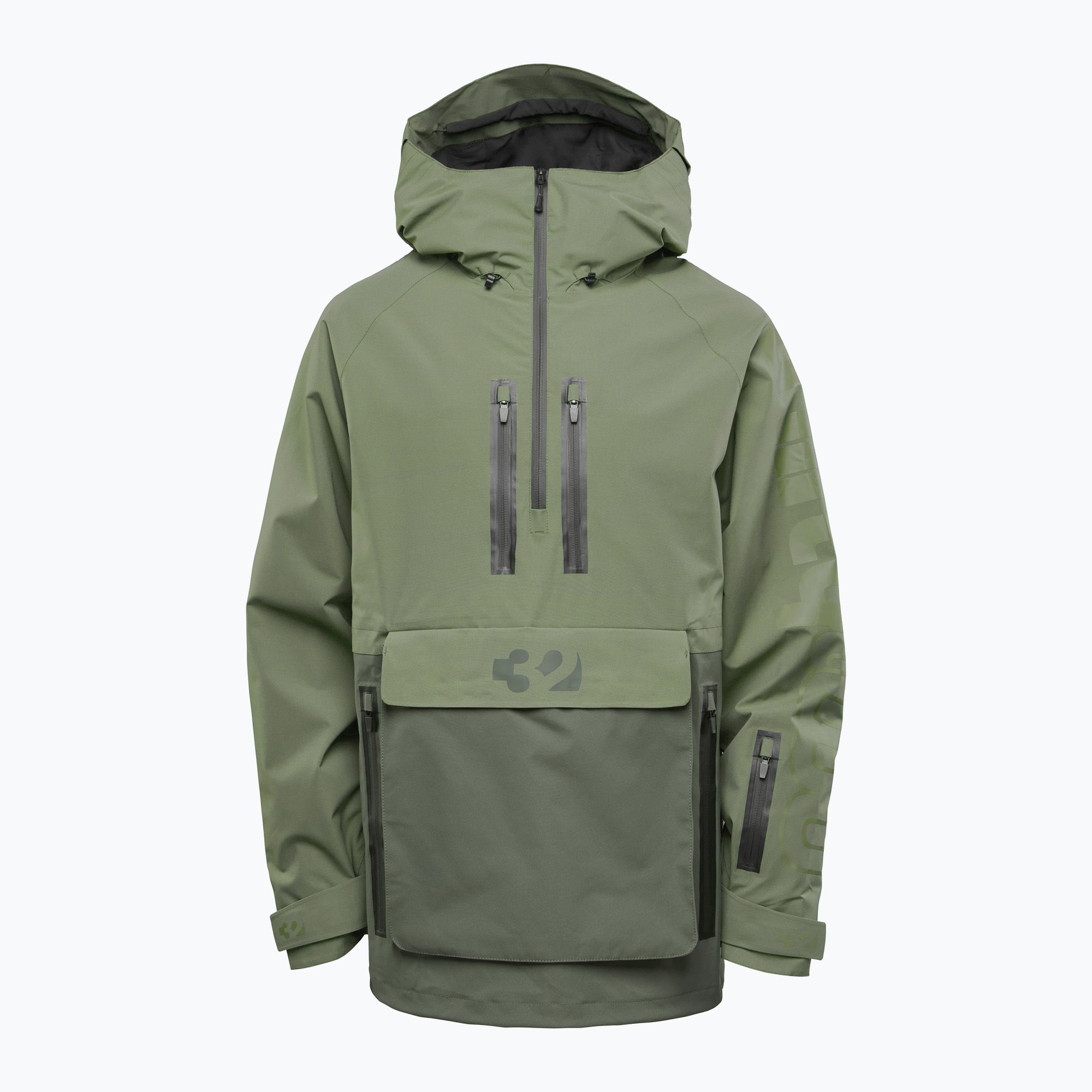 Geacă de snowboard pentru bărbați ThirtyTwo Light Anorak military ...