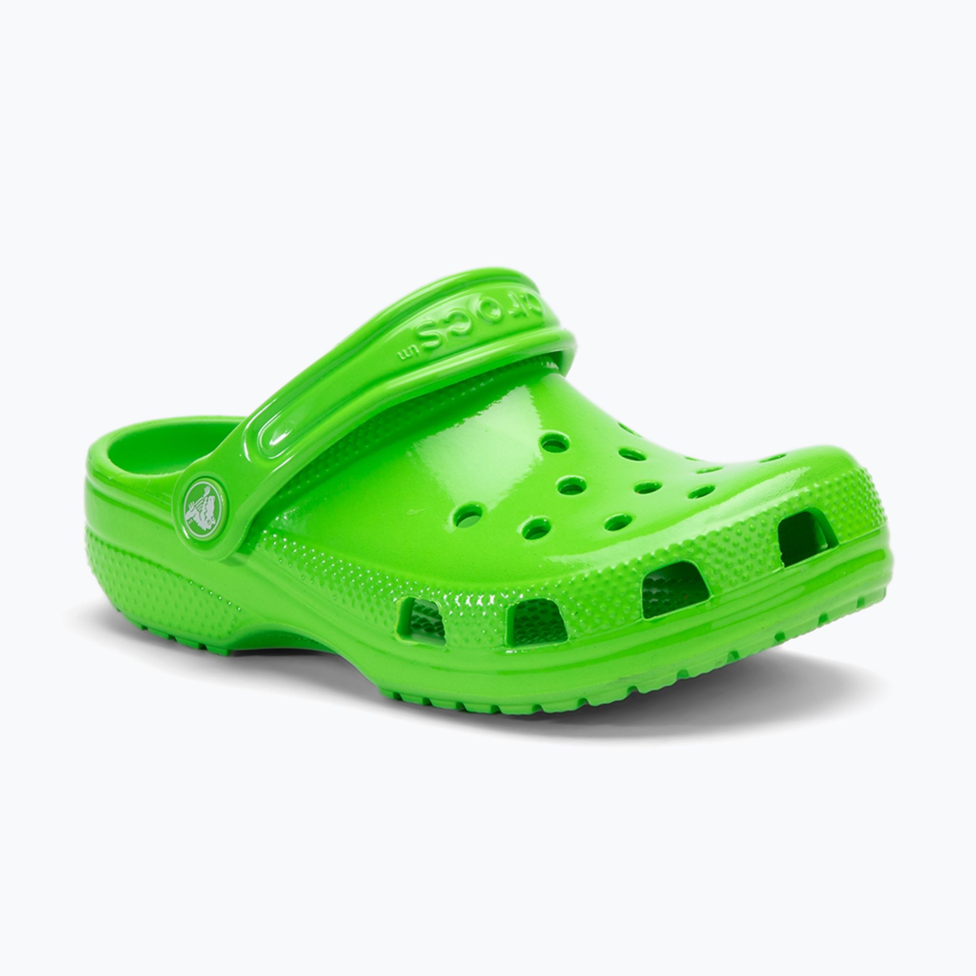 Papuci pentru copii Crocs Classic Neon Highlighter Clog Kids green ...