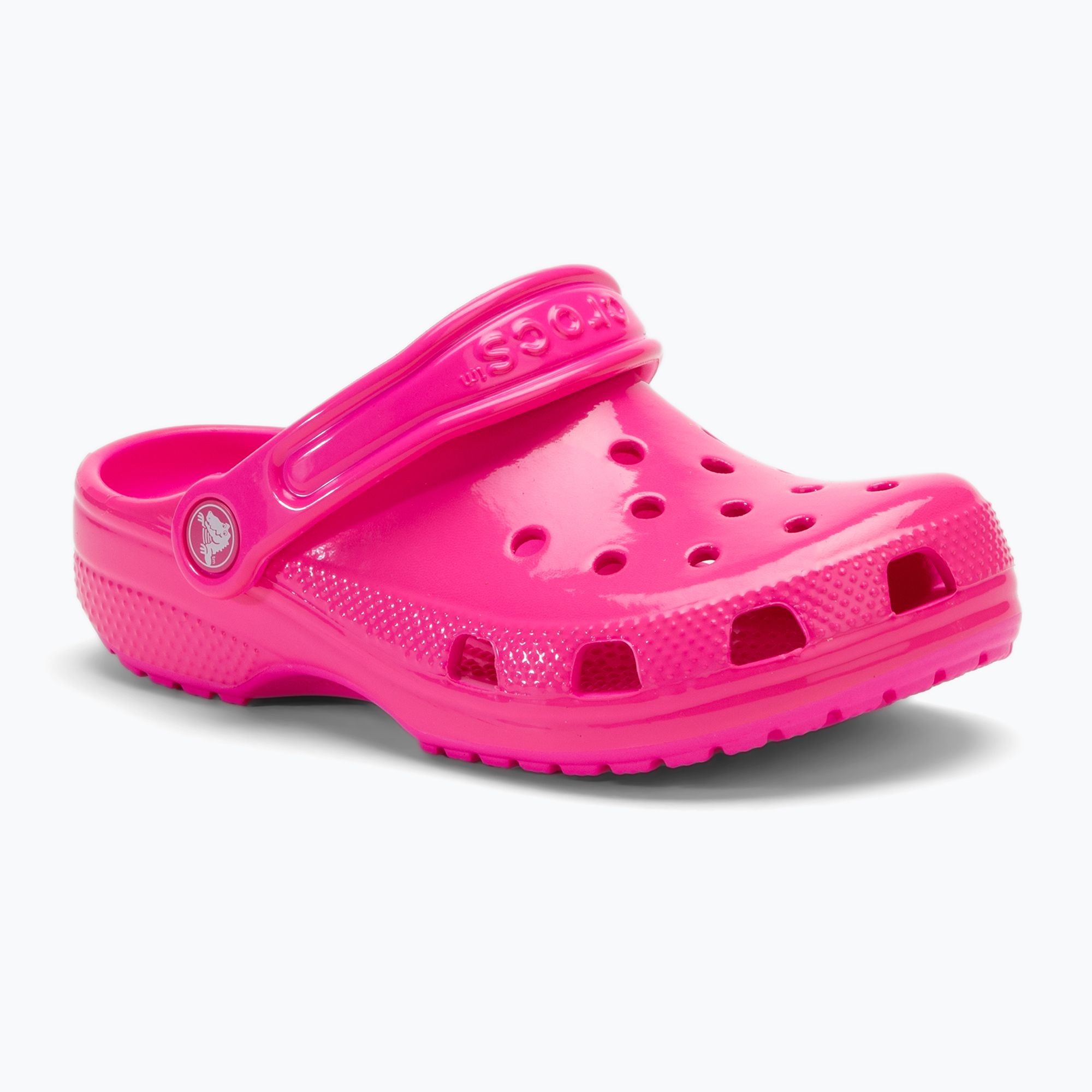 Papuci pentru copii Crocs Classic Neon Highlighter Clog pink crush ...