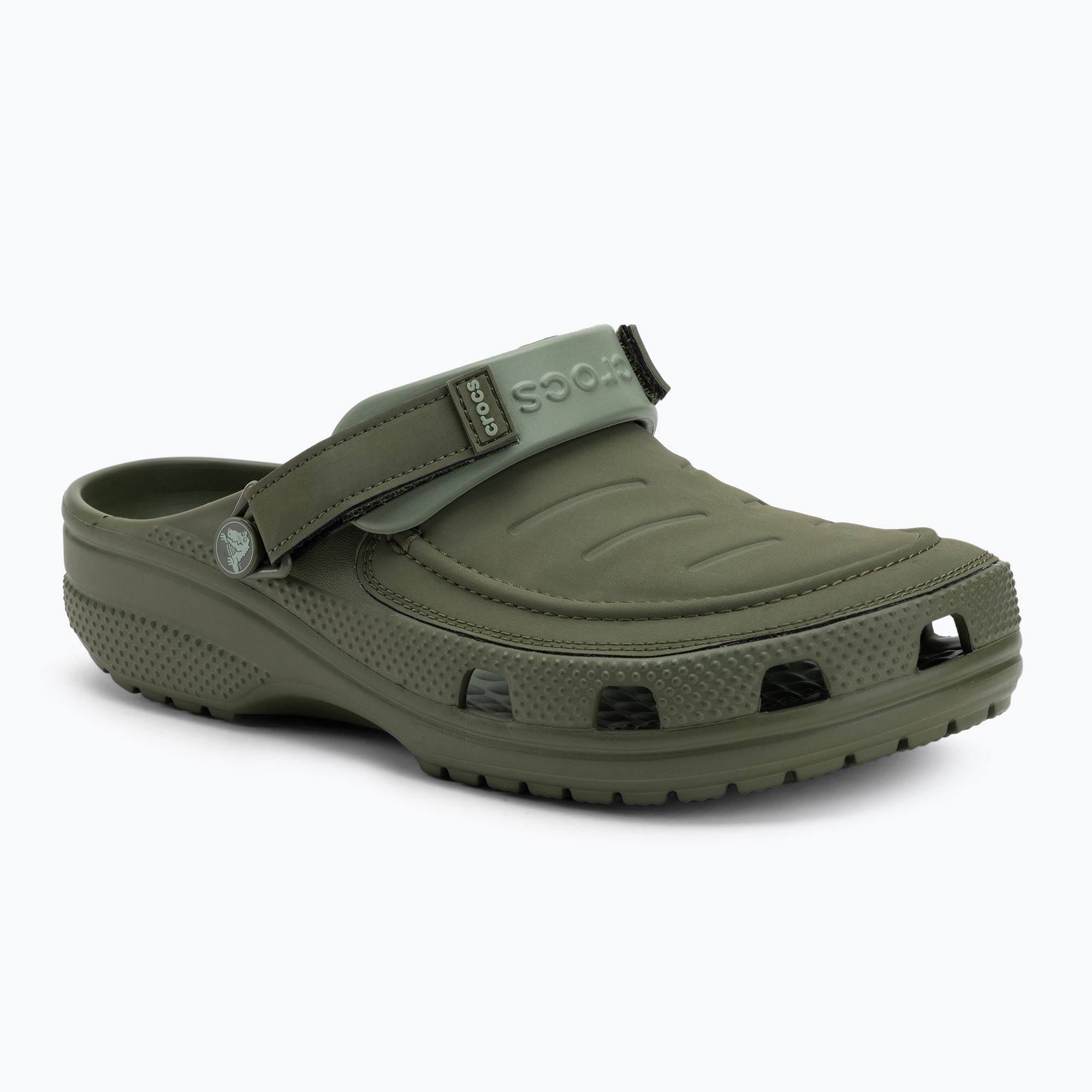 Papuci pentru bărbați Crocs Yukon Vista II LR Clog army green (207689 ...