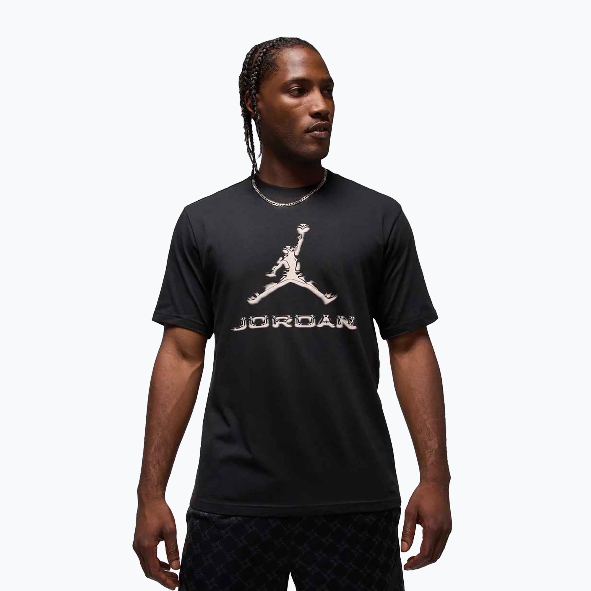 Tricou pentru bărbați Nike Jordan Sport Dri-Fit black/white (HQ9091-010 ...