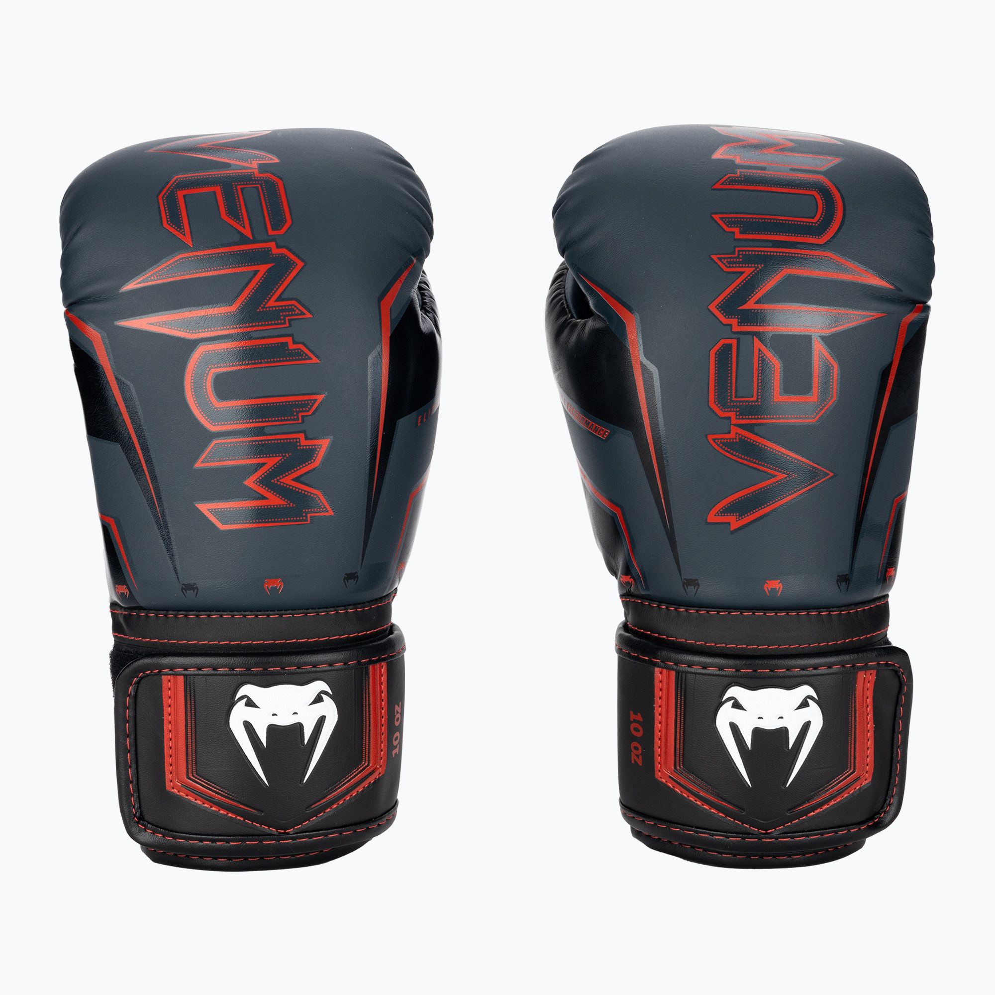 Mănuși de box Venum Elite Evo navy/black/red (04260) - Sportano.ro