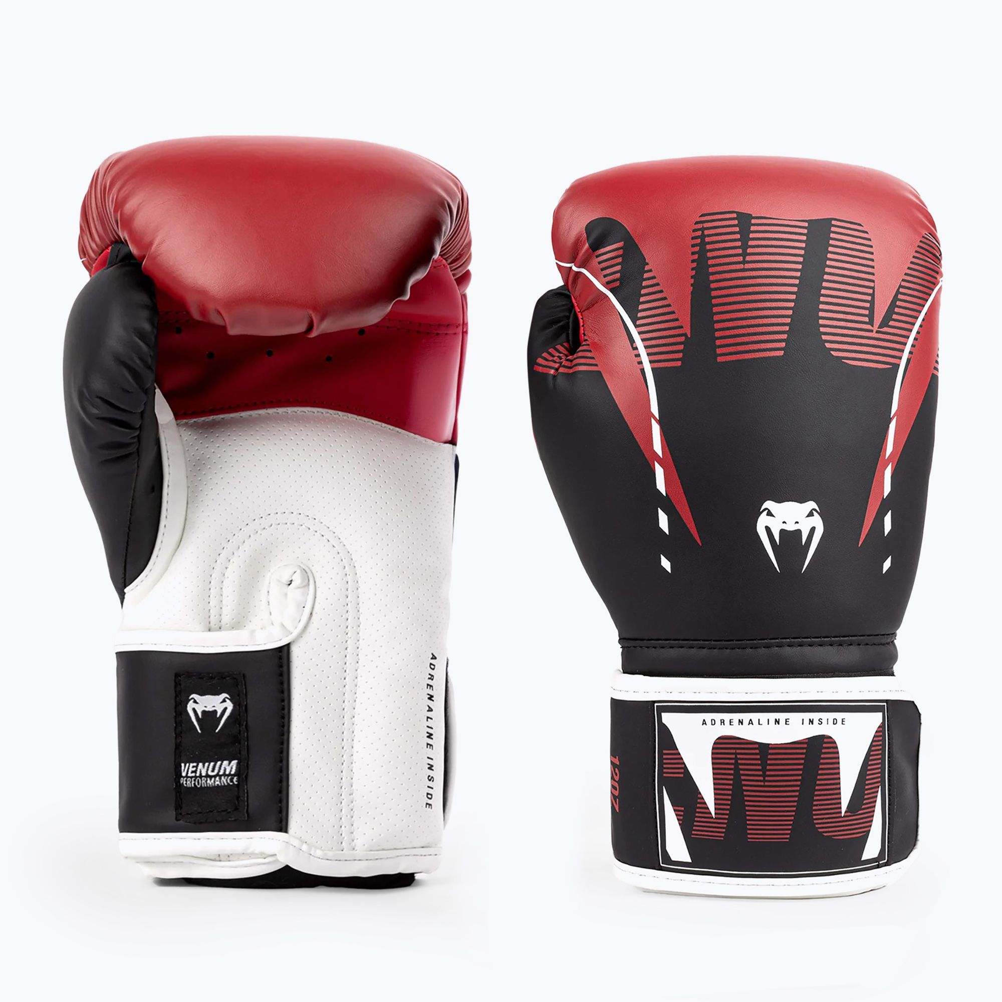 Mănuși de box Venum Adrenaline Boxing black/silver grey (VENUM-05181 ...