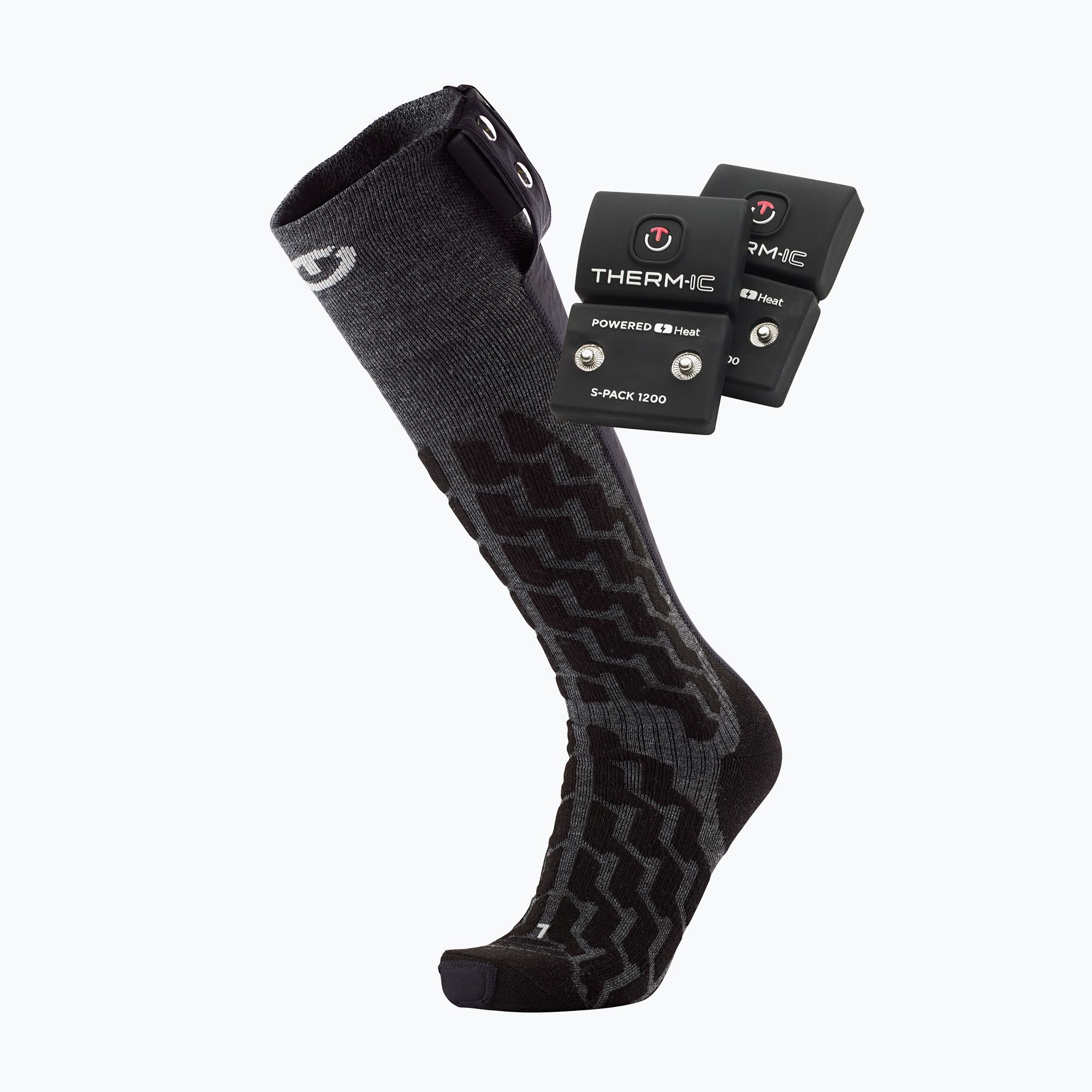 Șosete încălzite Therm-ic Powersocks Heat Fusion Uni + S-Pack 1200 (T45-2202-300) - Sportano.ro