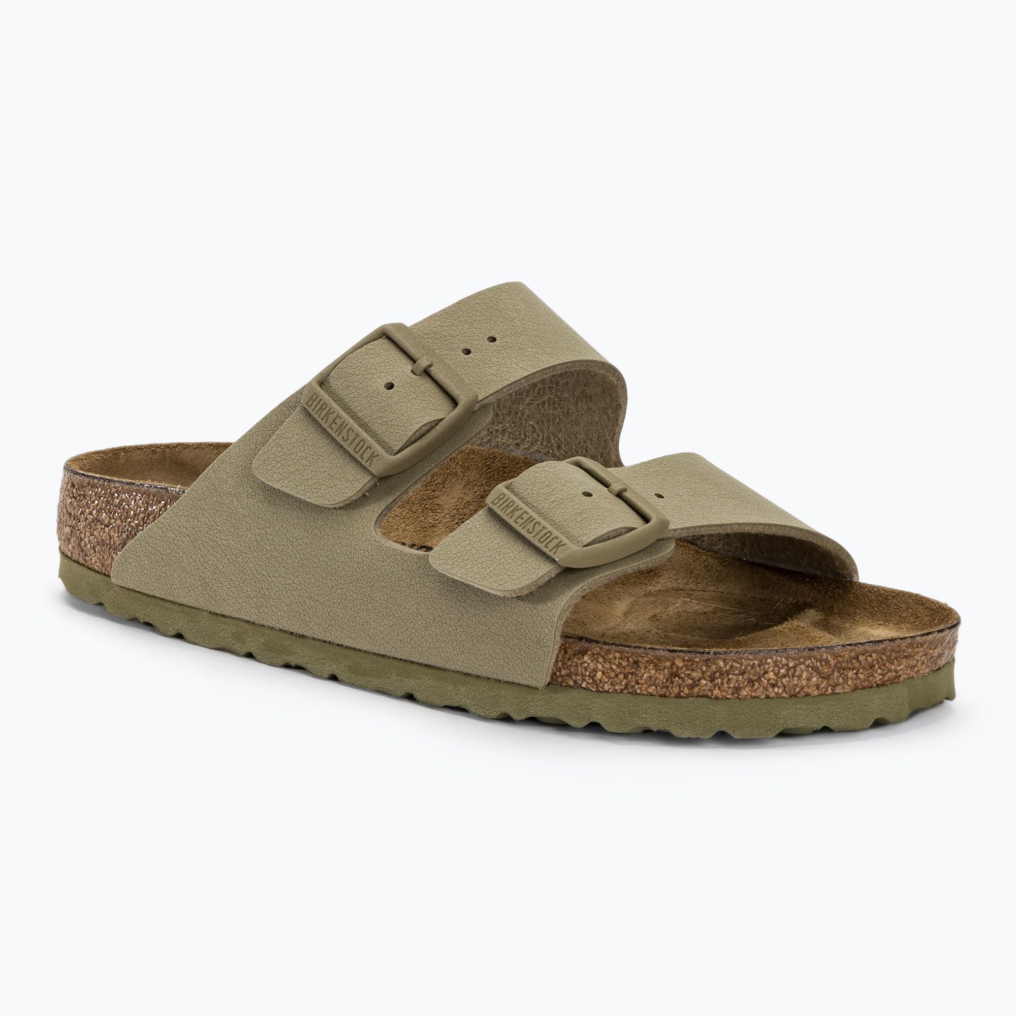Papuci BIRKENSTOCK Arizona BF Narrow faded khaki (1027697) - Sportano.ro