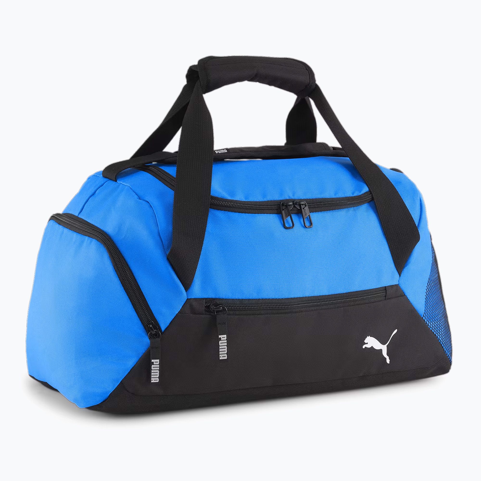 Geantă de antrenament PUMA Teamgoal 55 l electric blue lemonade/puma ...