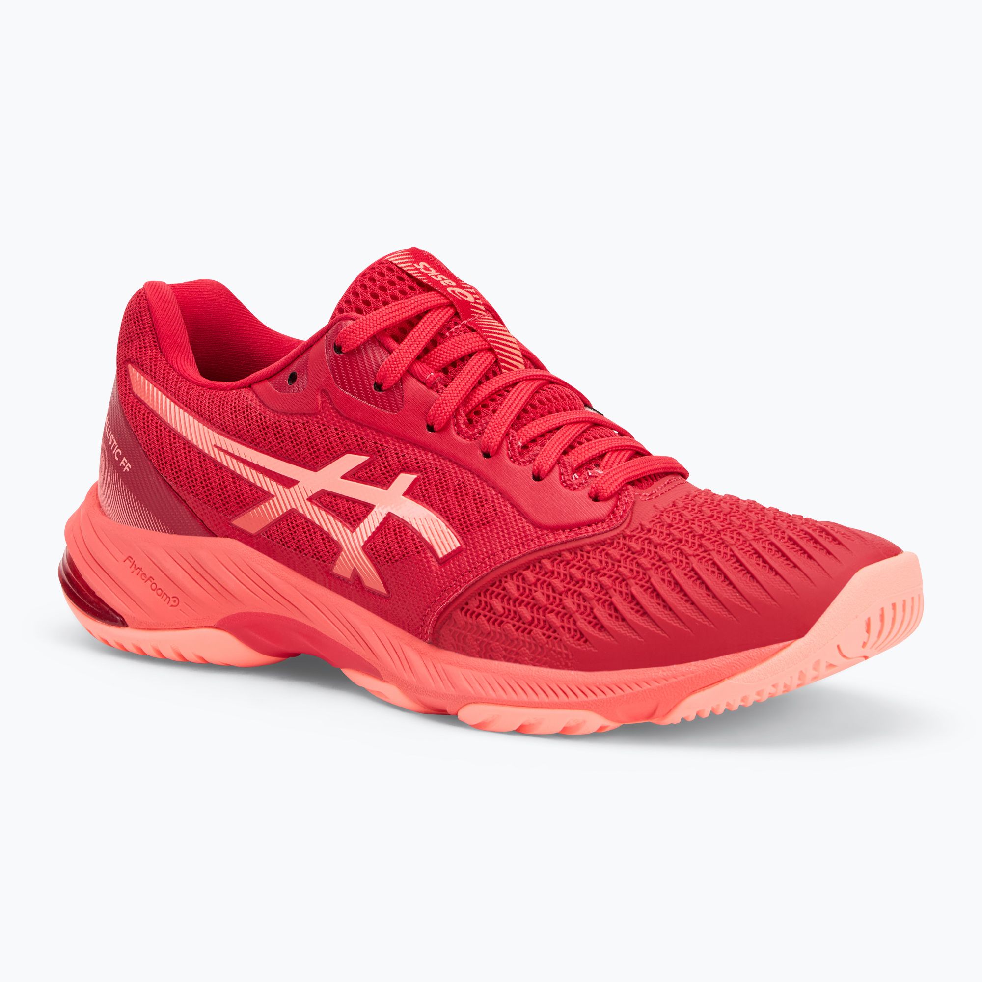 Încălțăminte pentru bărbați ASICS Netburner Ballistic FF 3 speed red/ sun coral (1051A073-600 ...