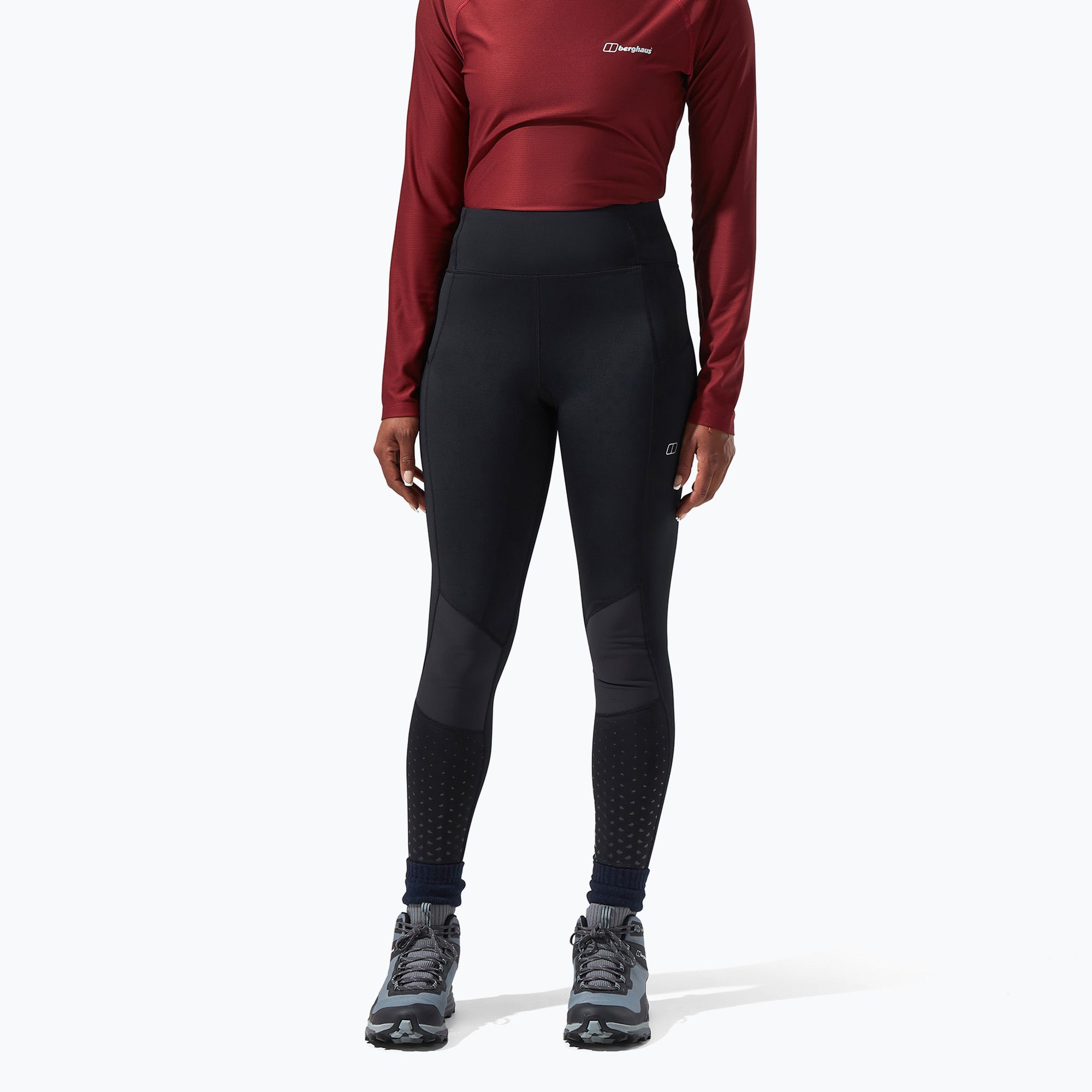 Colanți de trekking pentru femei Berghaus Lelyur Trekking Tight black ...