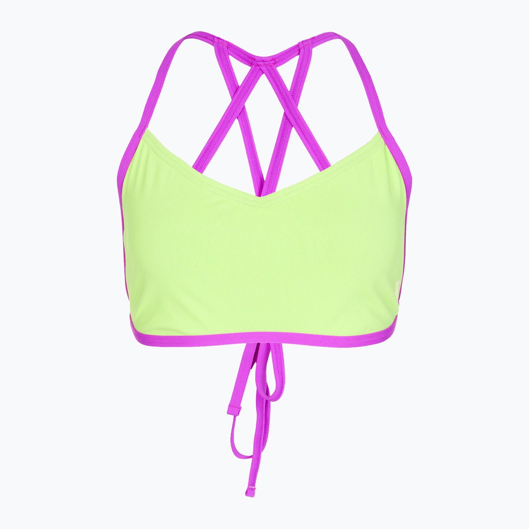 Partea de sus a costumului de baie Speedo Neon Freestyler Top green ...