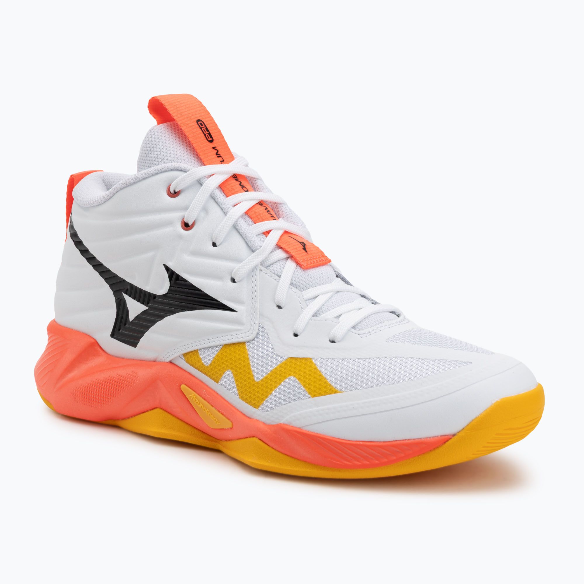 Încălțăminte de volei Mizuno Wave Momentum Pro Mid white/lightning ...