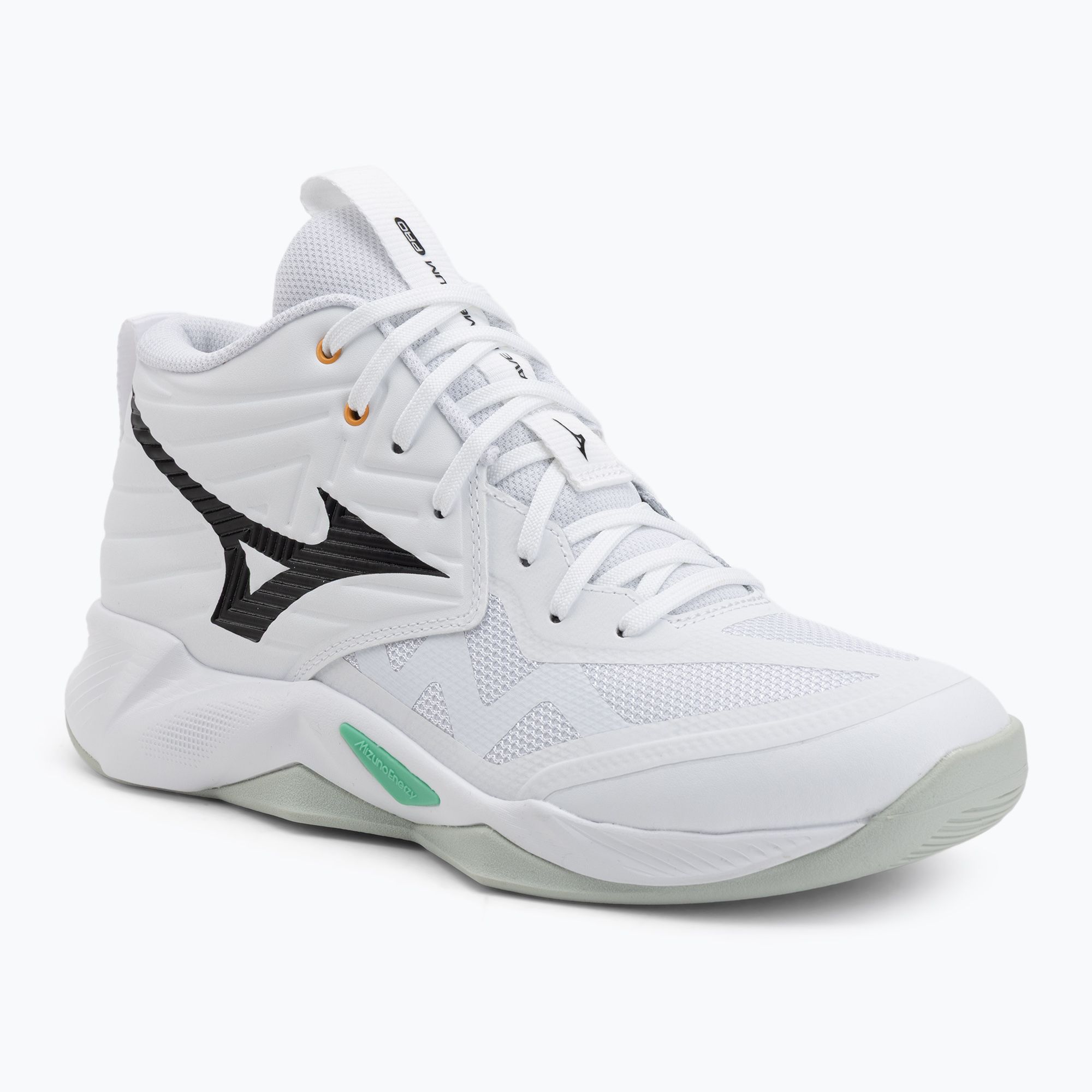 Încălțăminte de volei Mizuno Wave Momentum Pro Mid white/lightning ...
