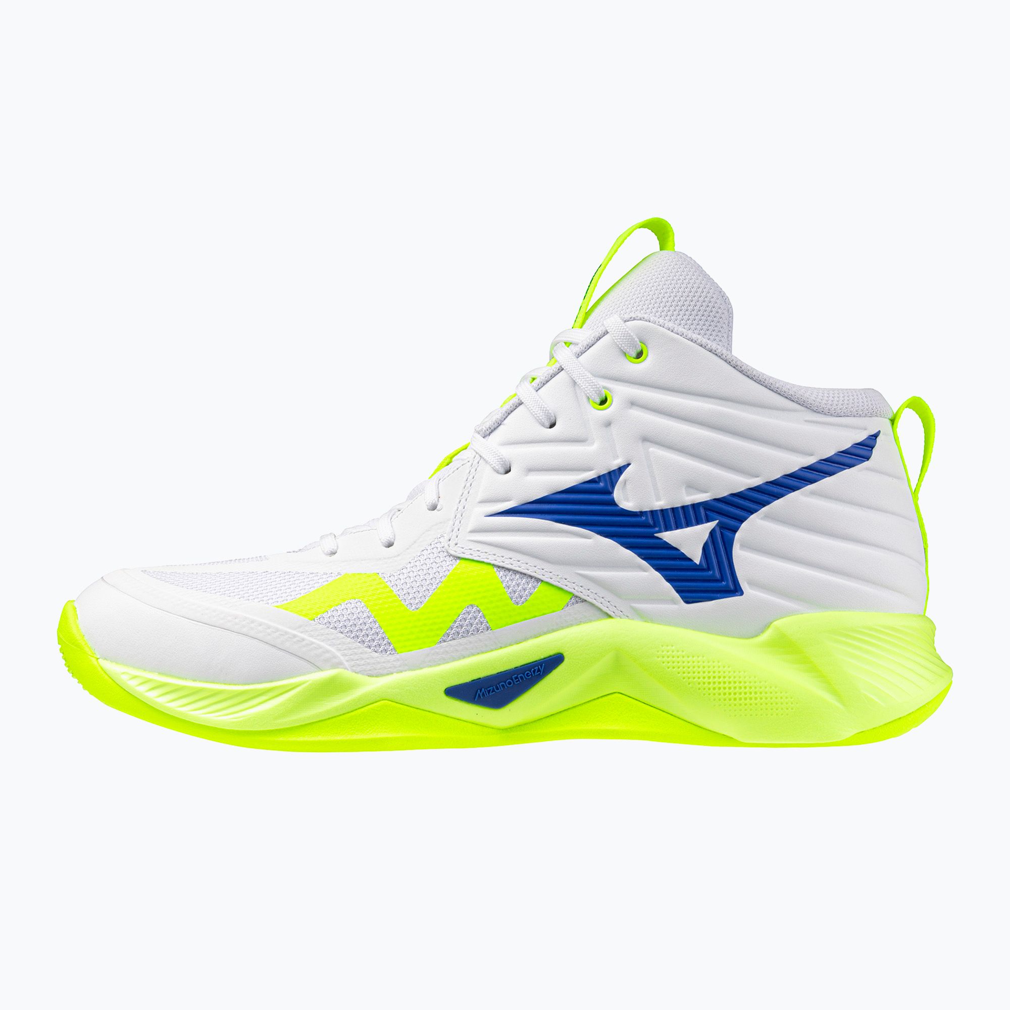 Încălțăminte de volei Mizuno Wave Momentum Pro Mid white/lightning ...