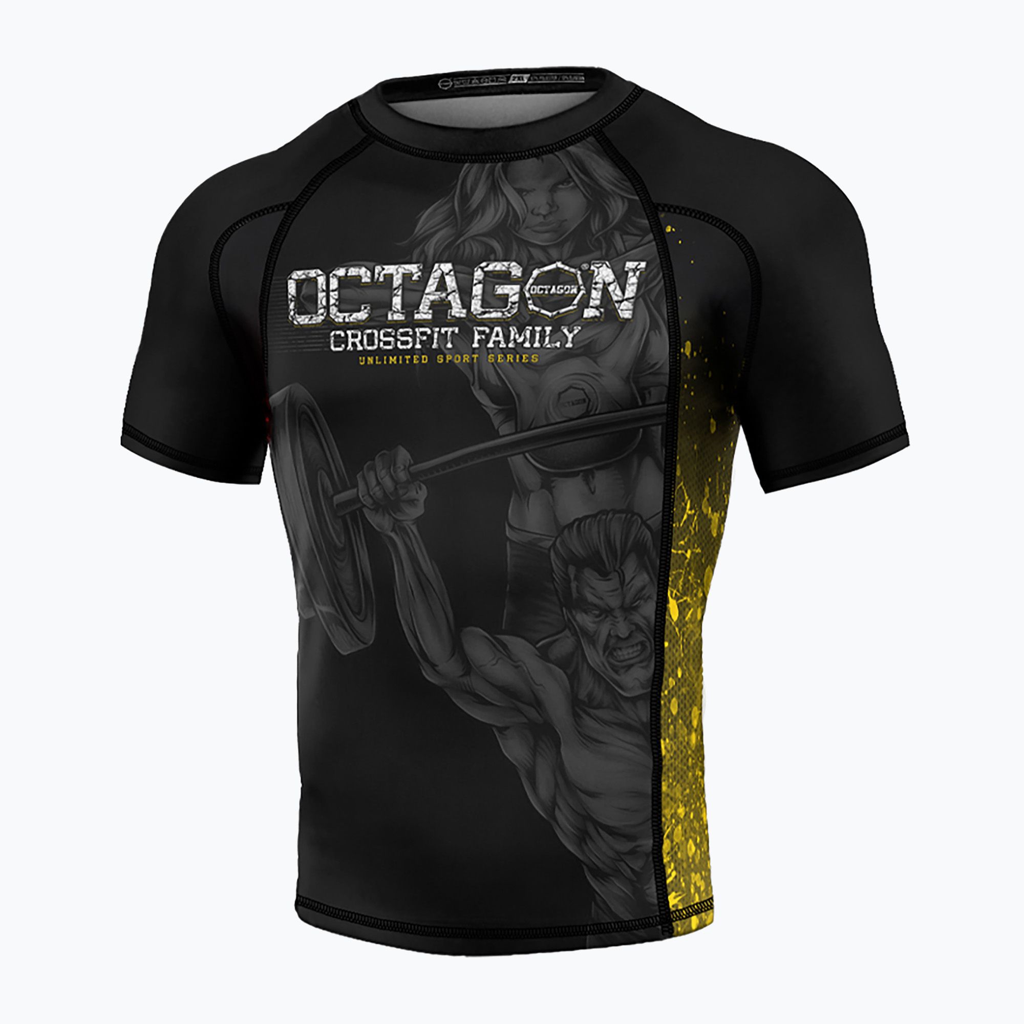 Rashguard pentru bărbați Octagon Crossfit Family Premium black (7778-R ...