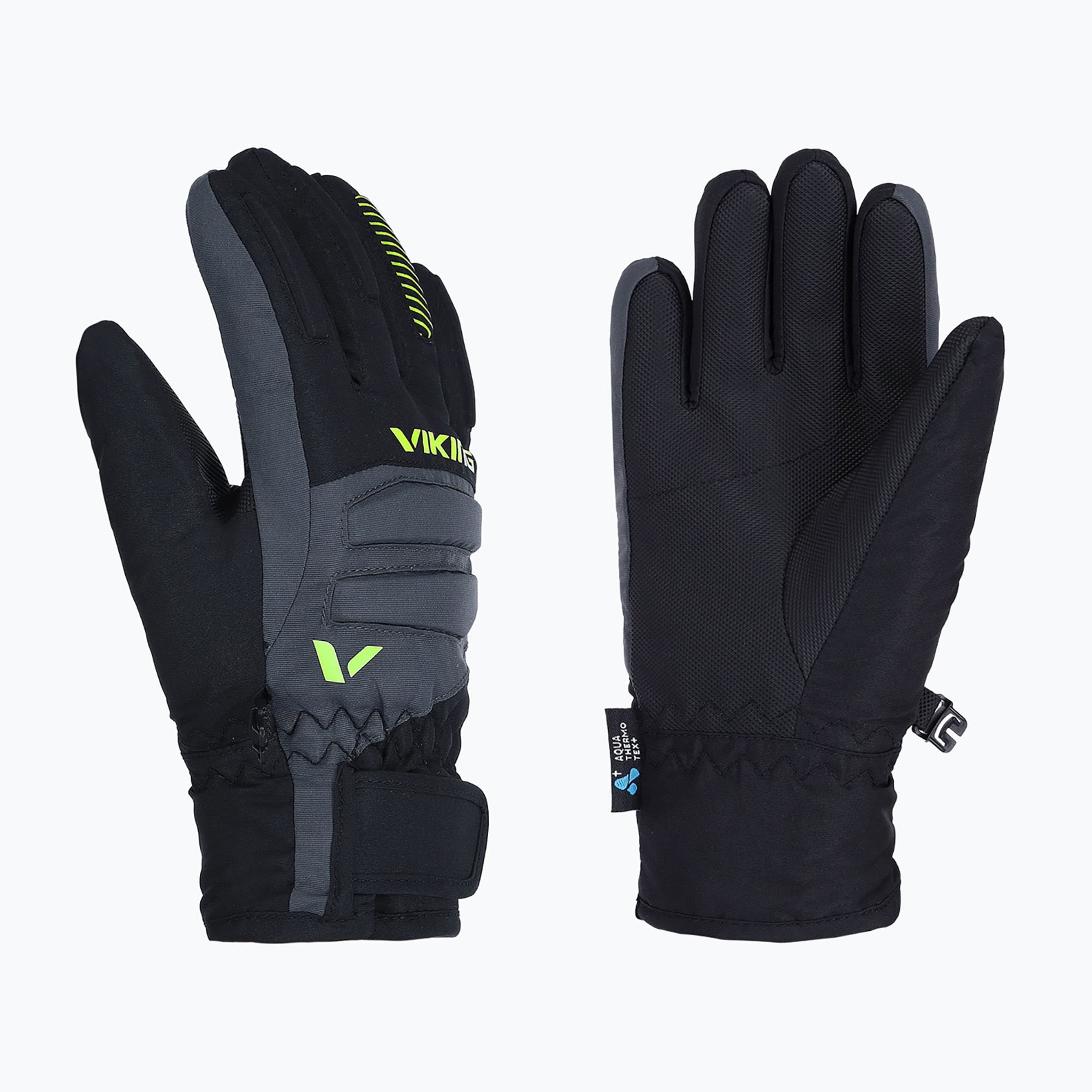 Mănuși de schi pentru copii Viking Flinx Ski black/dark grey (120/26 ...