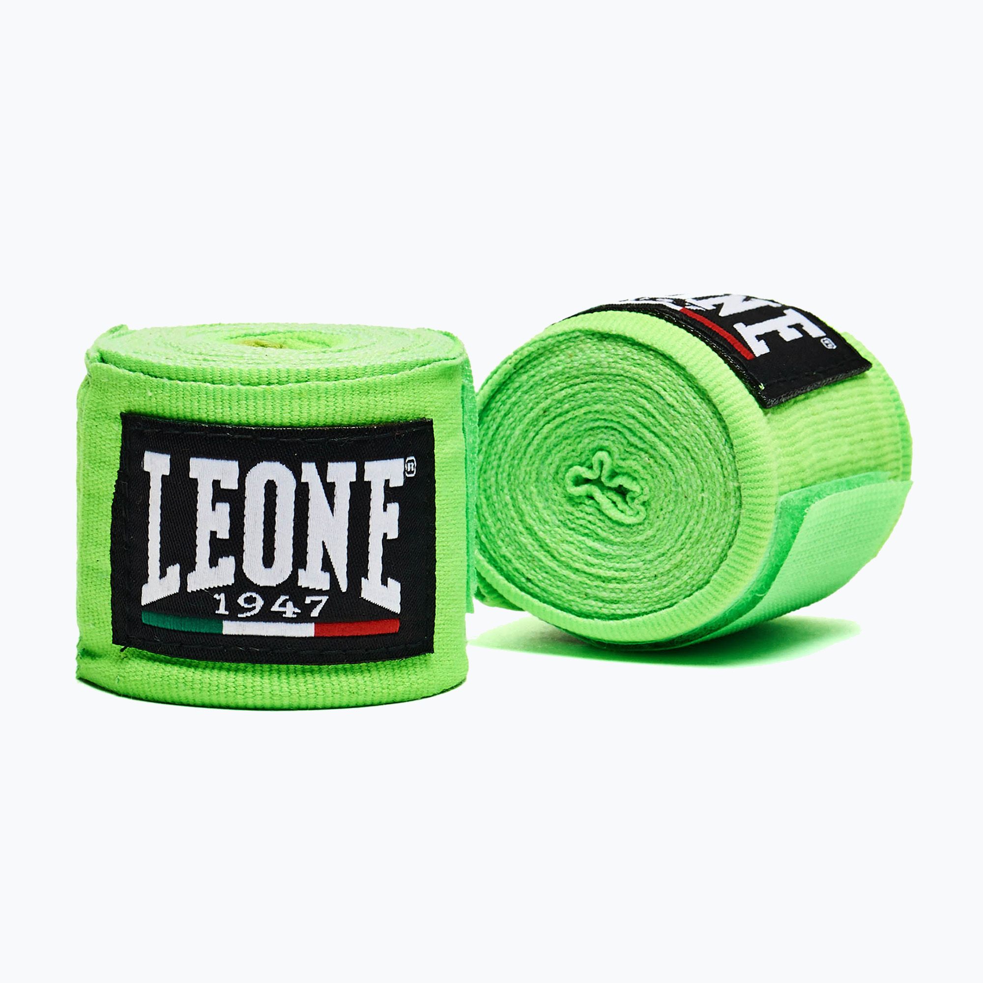 Bandaje de box Leone 1947 Hand Wraps 350 cm fluorescent green ...