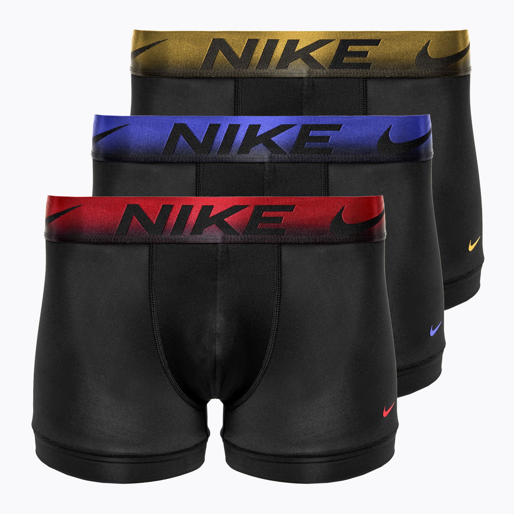Boxeri pentru bărbați Nike Dri-Fit Essential 3 perechi black/royal/gold ...