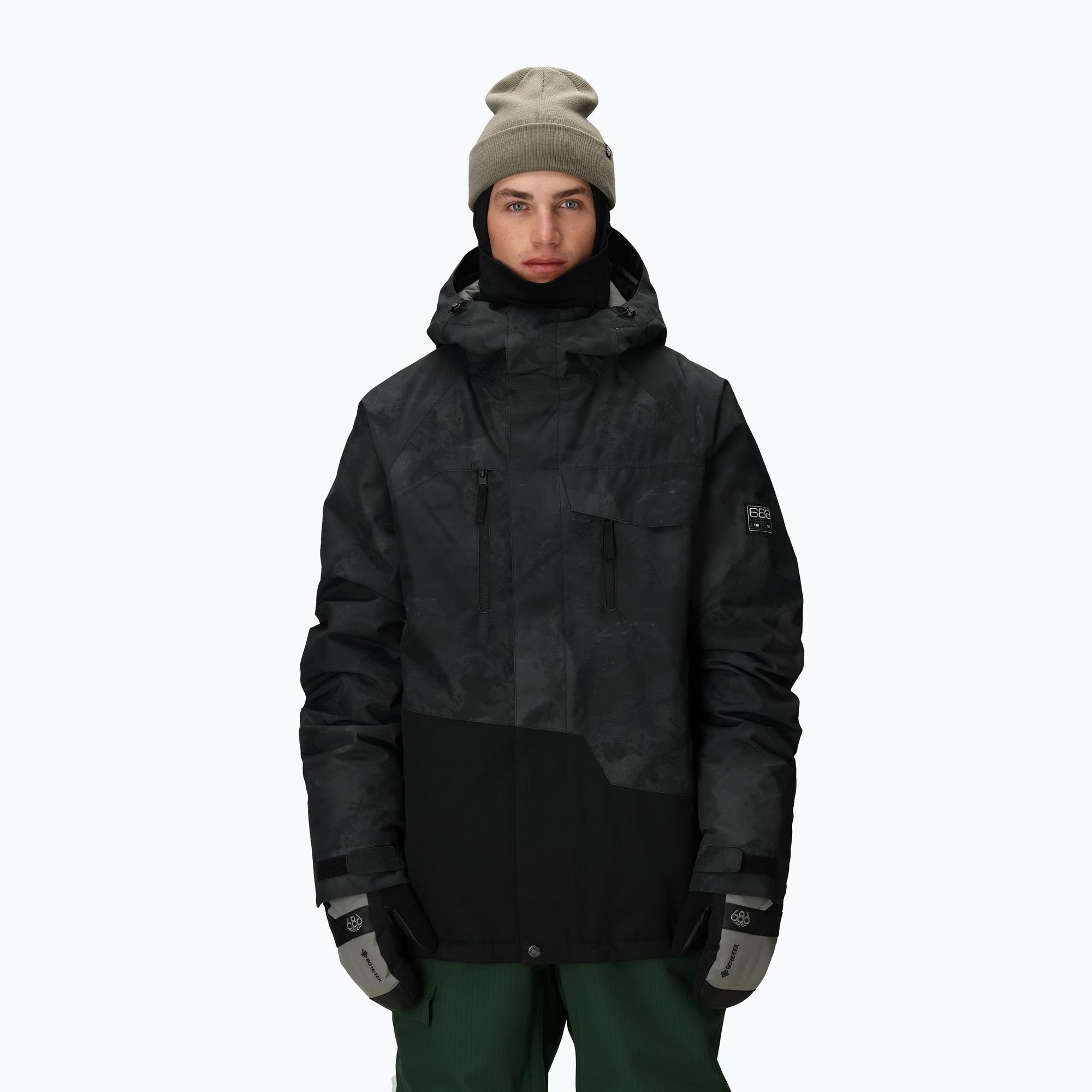 Geacă de snowboard pentru bărbați 686 Geo Insulated black hemisphere ...