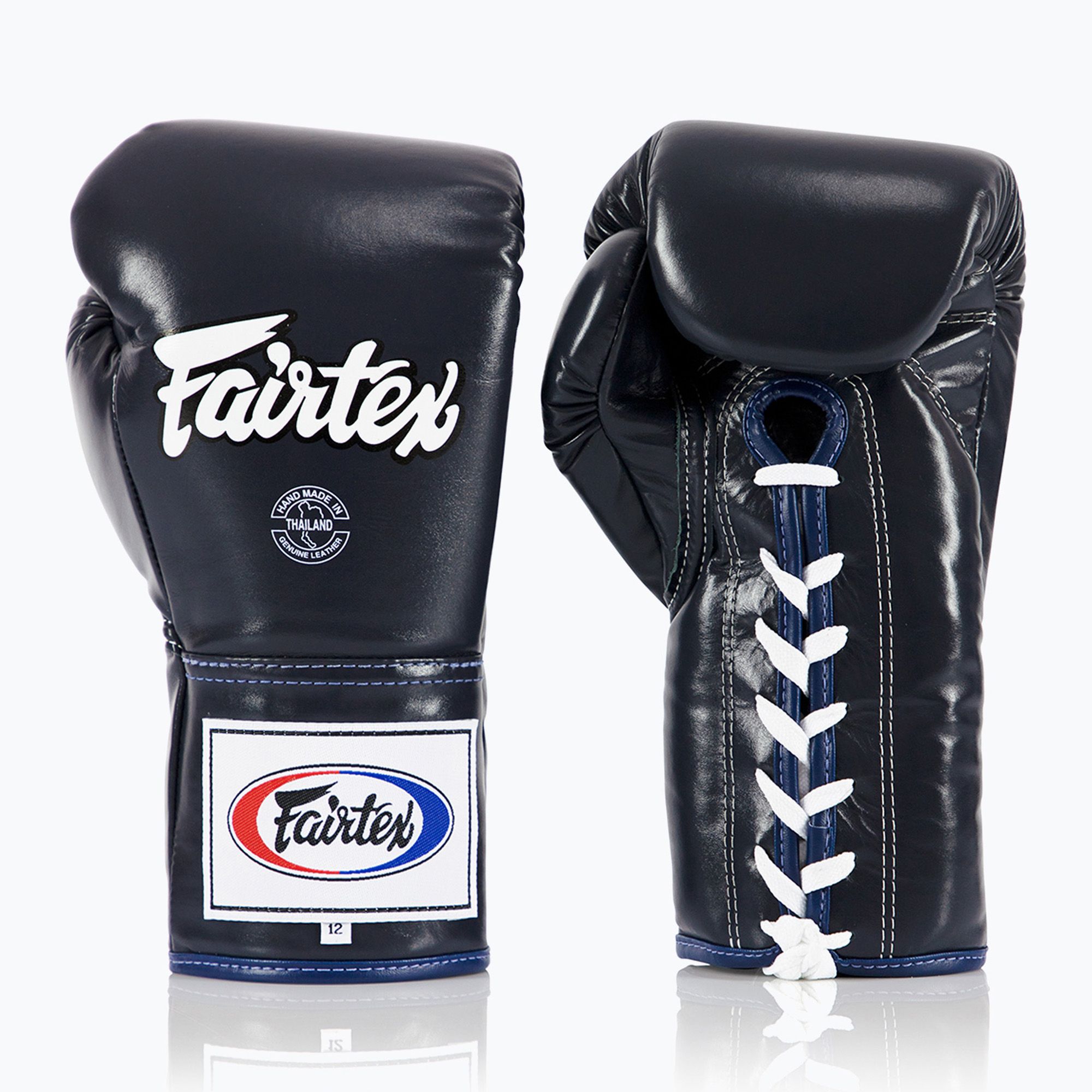 Mănuși de box Fairtex Pro Competition Locked Thumb Leather blue (BGL6-L ...