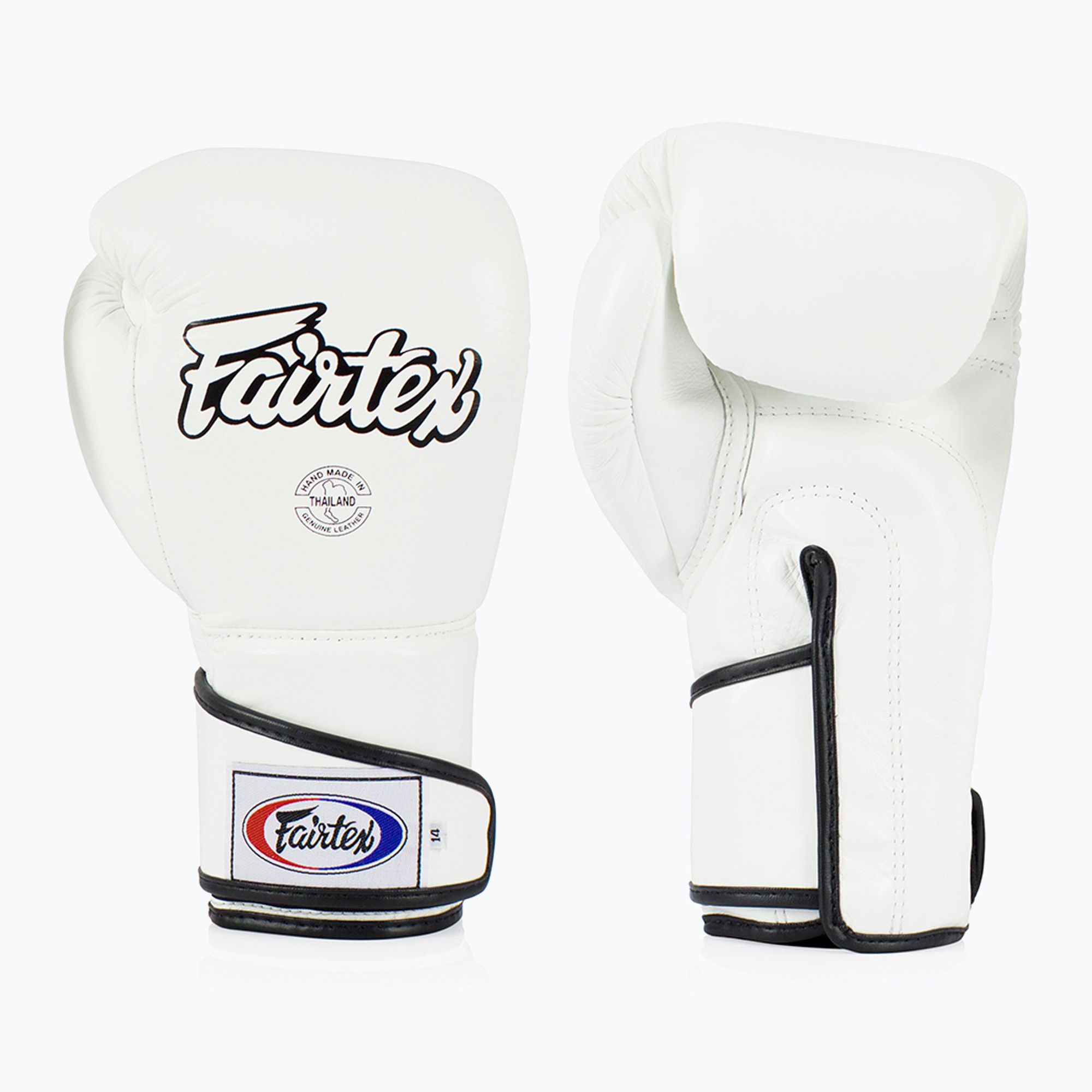Mănuși de box Fairtex Stylish Angular Sparring - Locked Thumb white ...