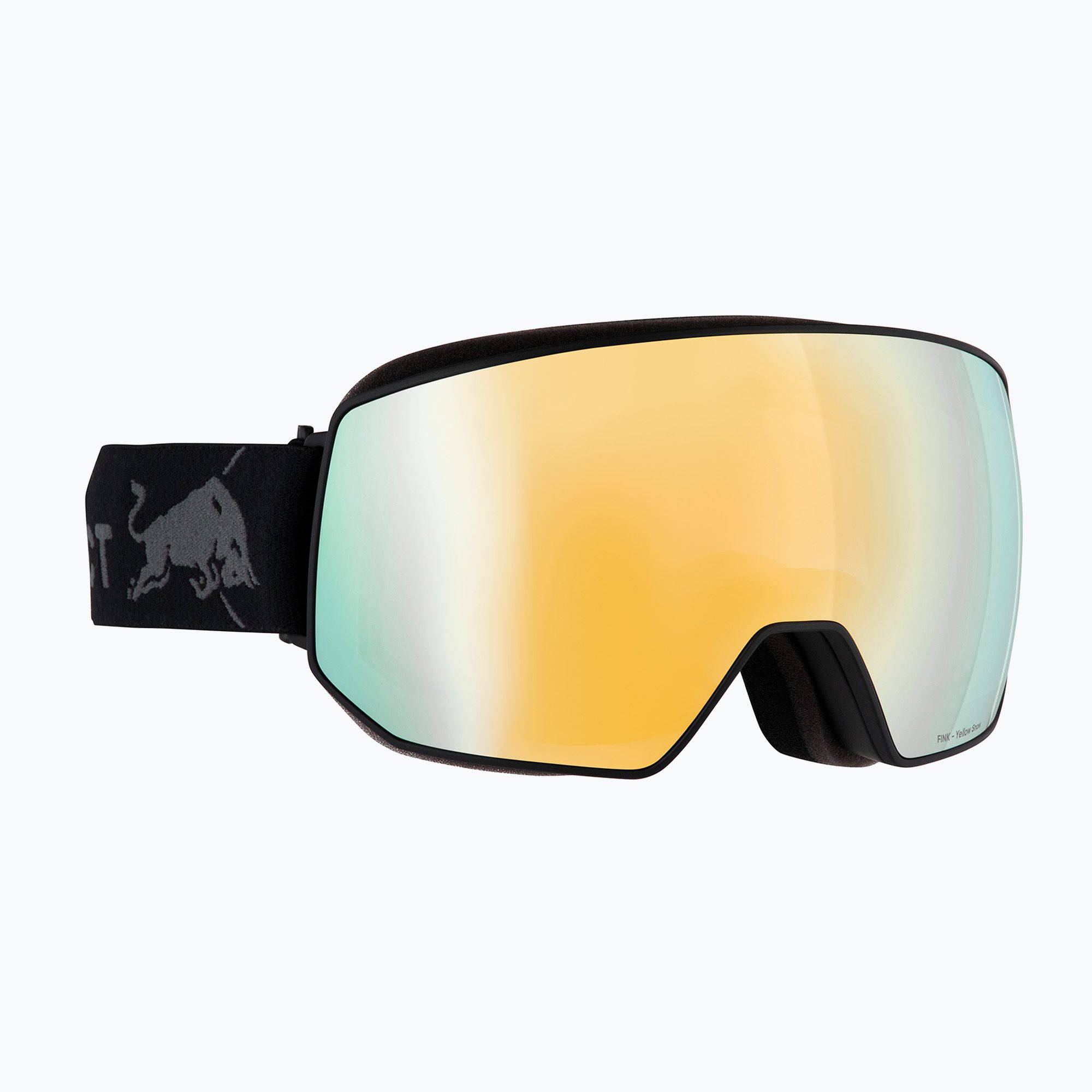 Ochelari de schi Red Bull Spect Fink matt black/orange with red mirror ...
